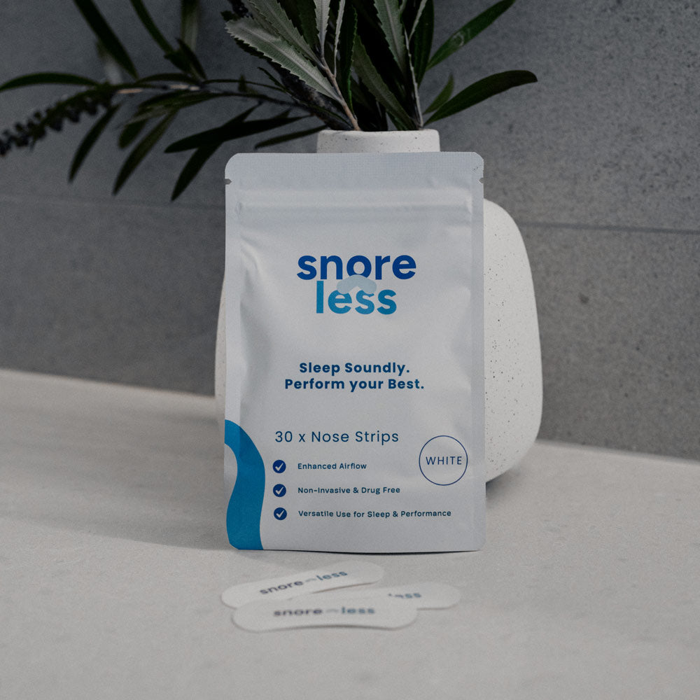 Nose Strips - White – Snore-Less